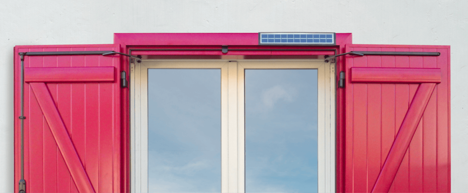 Motorisation volet battant solaire - Loubat Fermetures